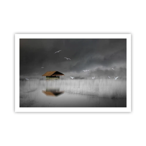 Poster - Shelter from the Rain - 91x61 cm - Store arttordesign.com